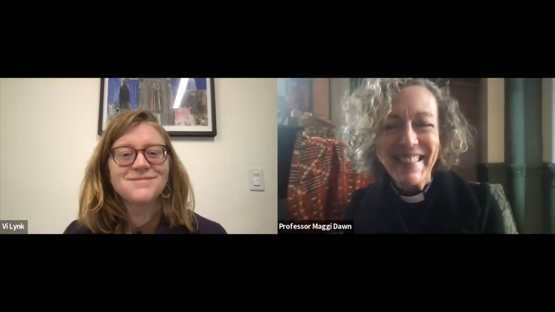 Being Here Interview - The Rev. Dr. Maggi Dawn on Vimeo