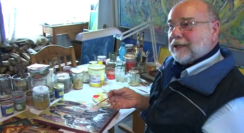 Kurt Syberg - portræt af en ikonmaler on Vimeo