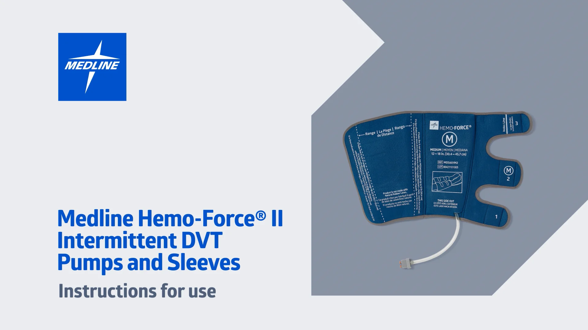 Hemo-Force® II Intermittent DVT Pump: Instructions for Use