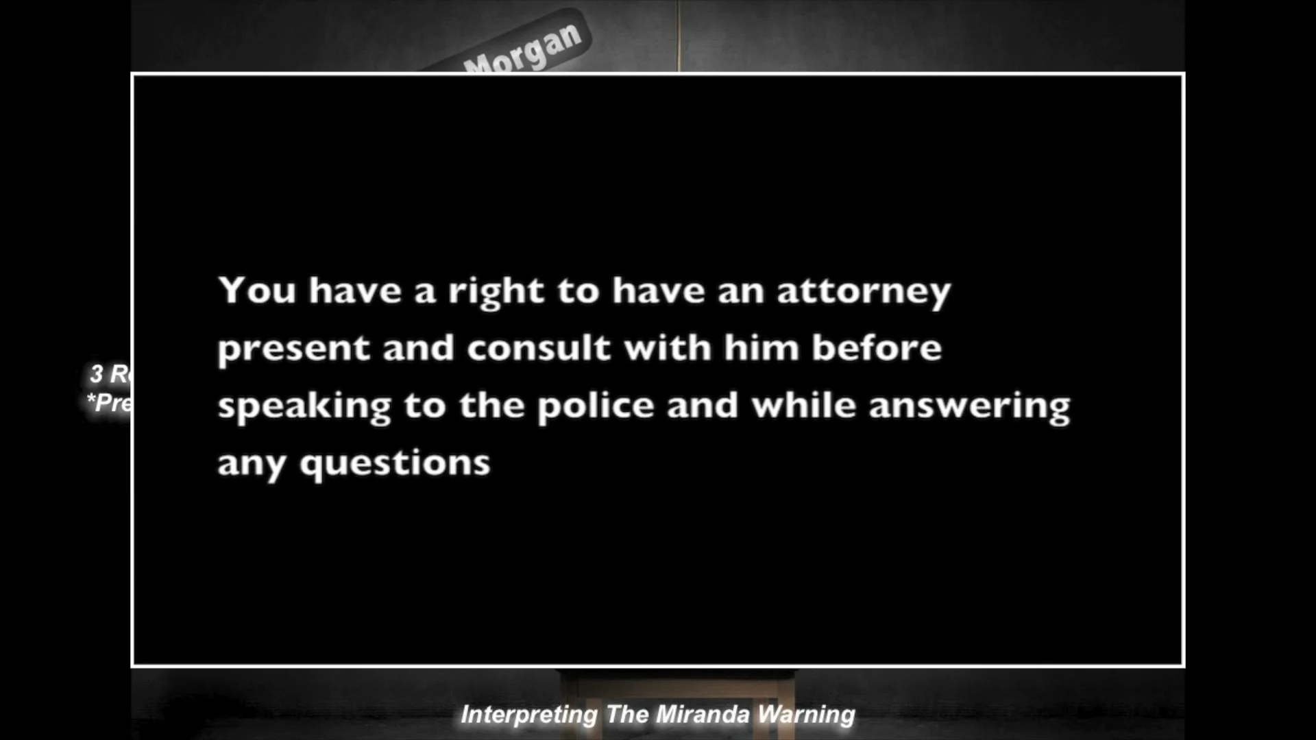 Watch The Right Rights Translating the Miranda Warning with Brandon ...