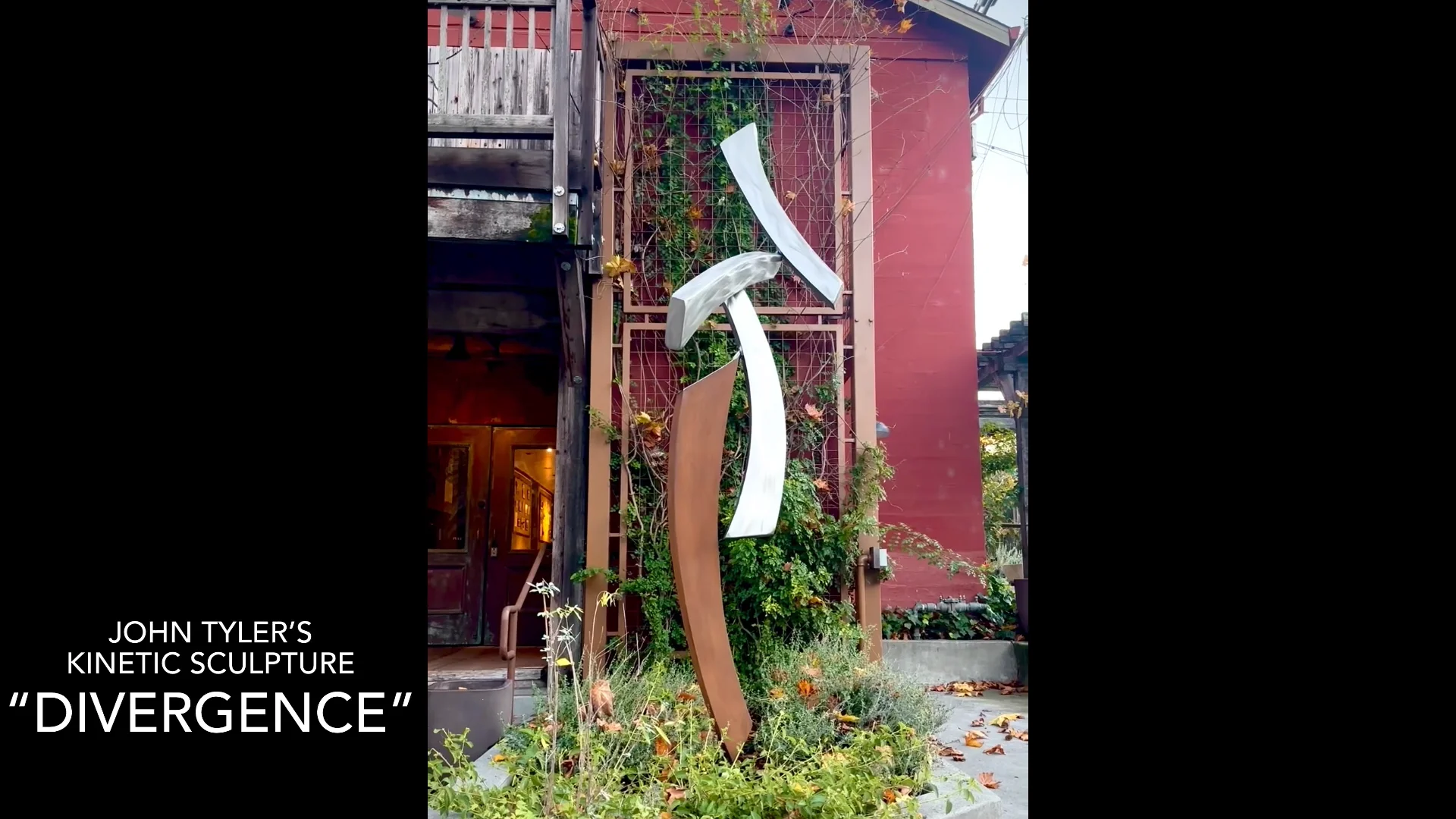 John Tyler's kinetic sculpture "Divergence" at Sculpturesite Gallery on ...
