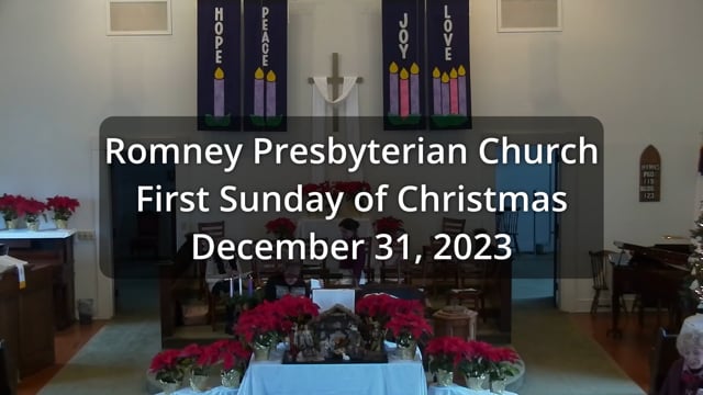 Romney Presbyterian Church – Come in to be Filled, Go out to Serve!