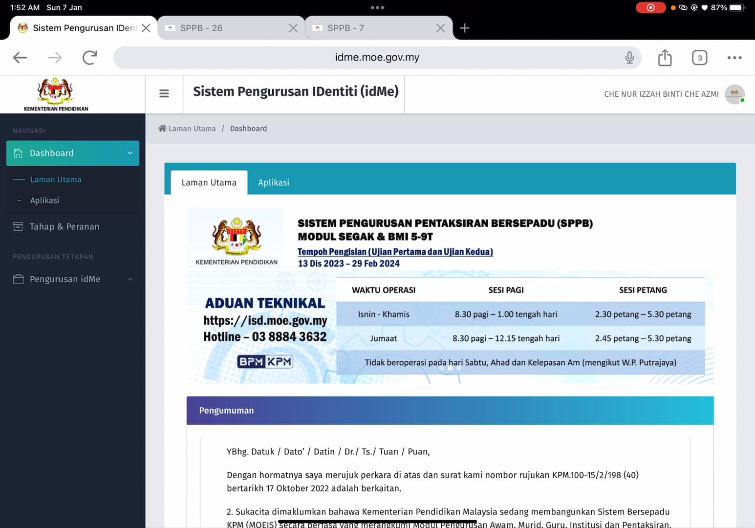 PENGISIAN MARKAH PAJSK DALAM SISTEM IDME on Vimeo