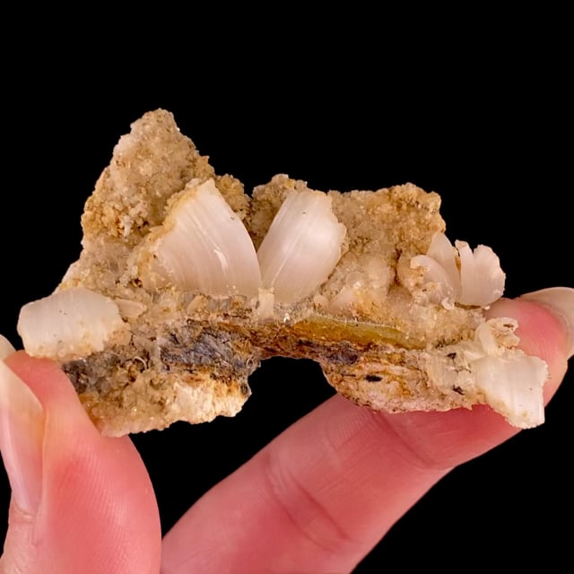Gypsum (''Satin Spar'') (RARE locality specimen) | Sulfur Hole, Calico ...