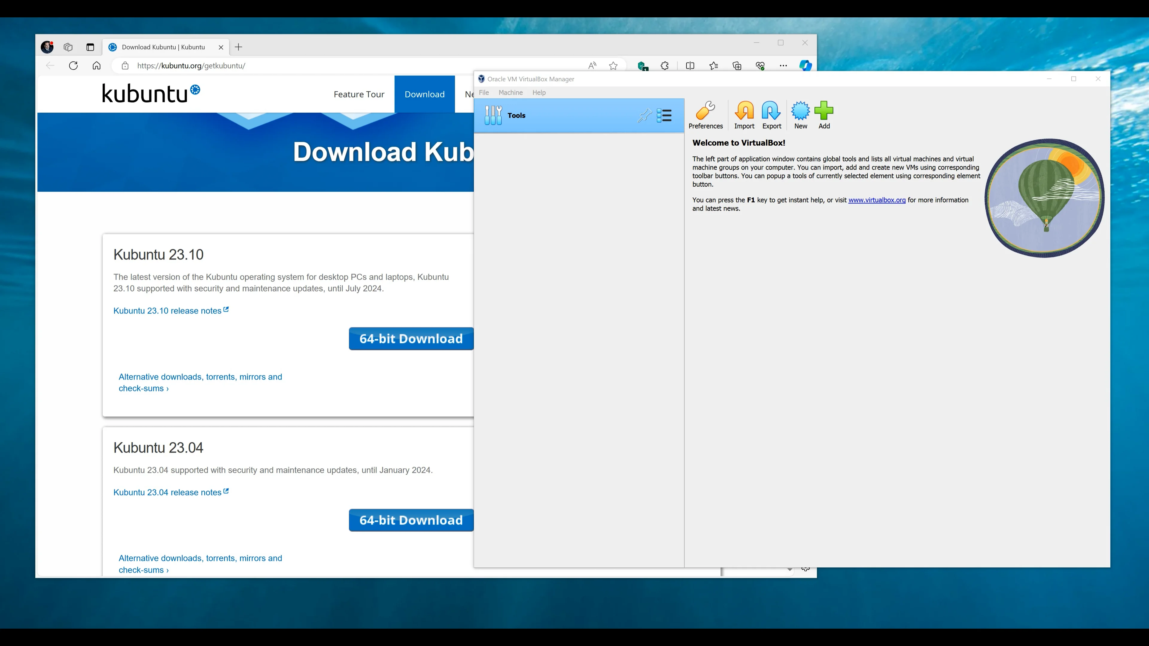 0 - Linux Kubuntu installation on Oracle VM