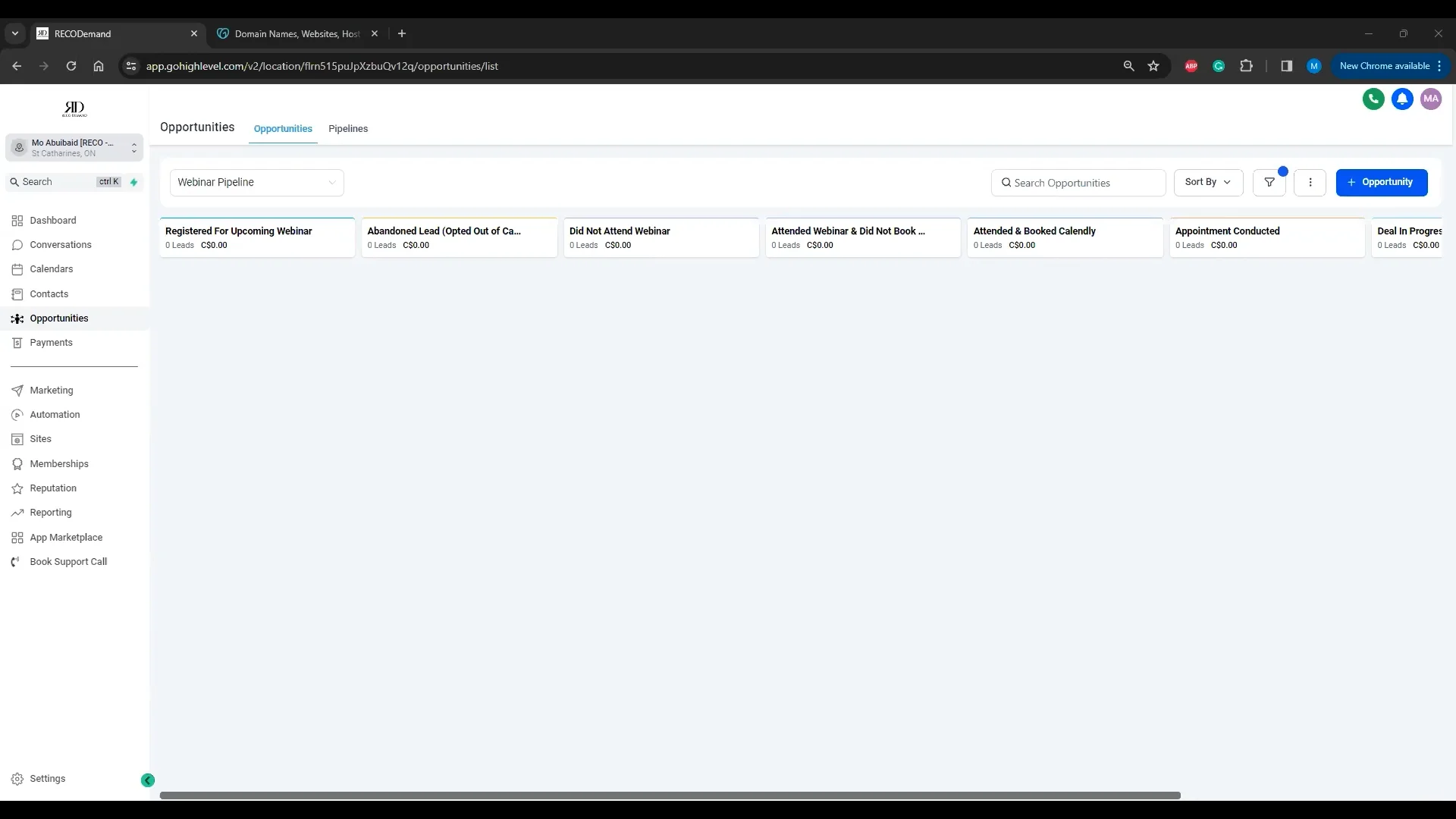 4. Integrating a Domain into the CRM