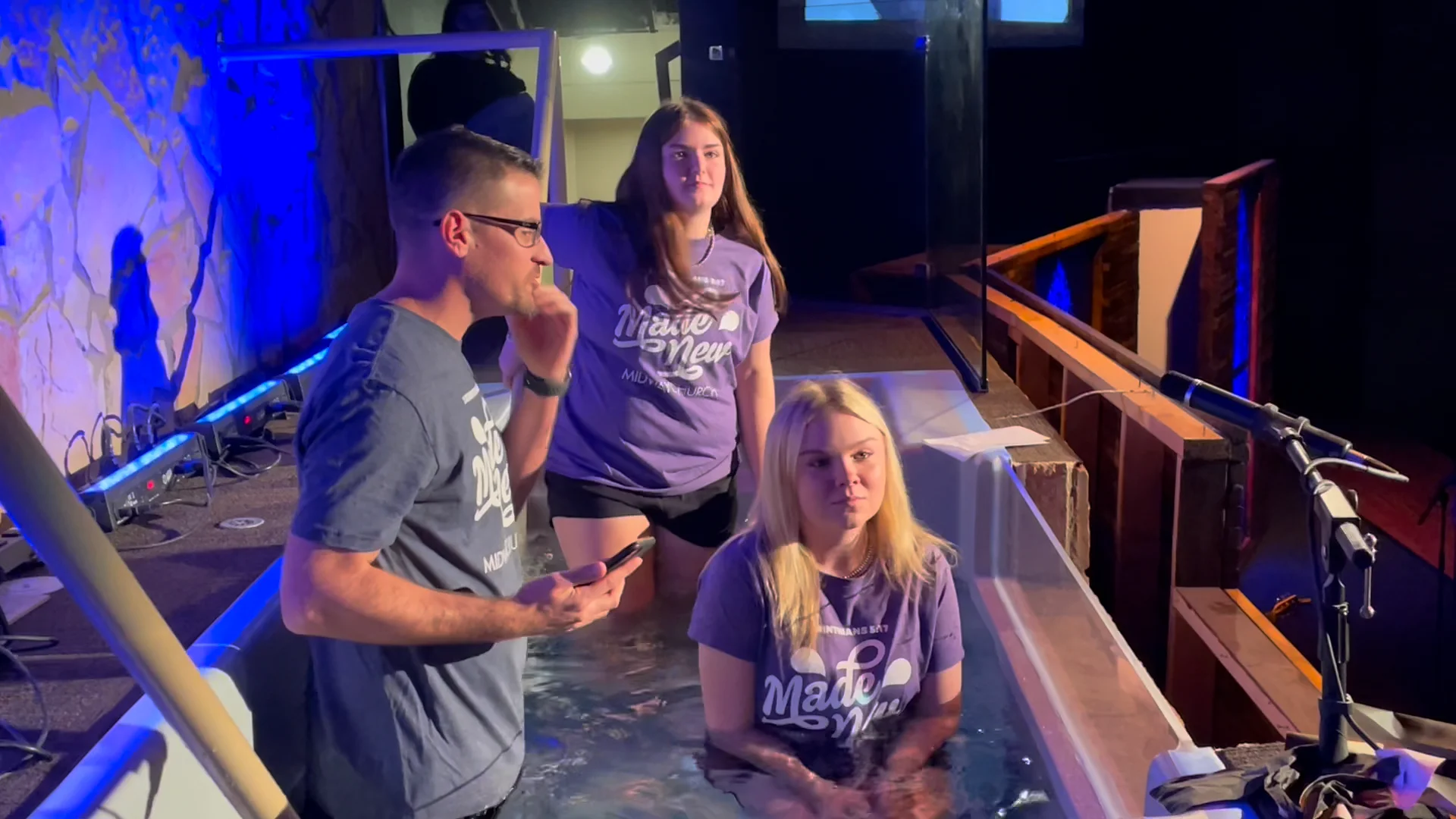 Adisyn and Carsyn Baptism