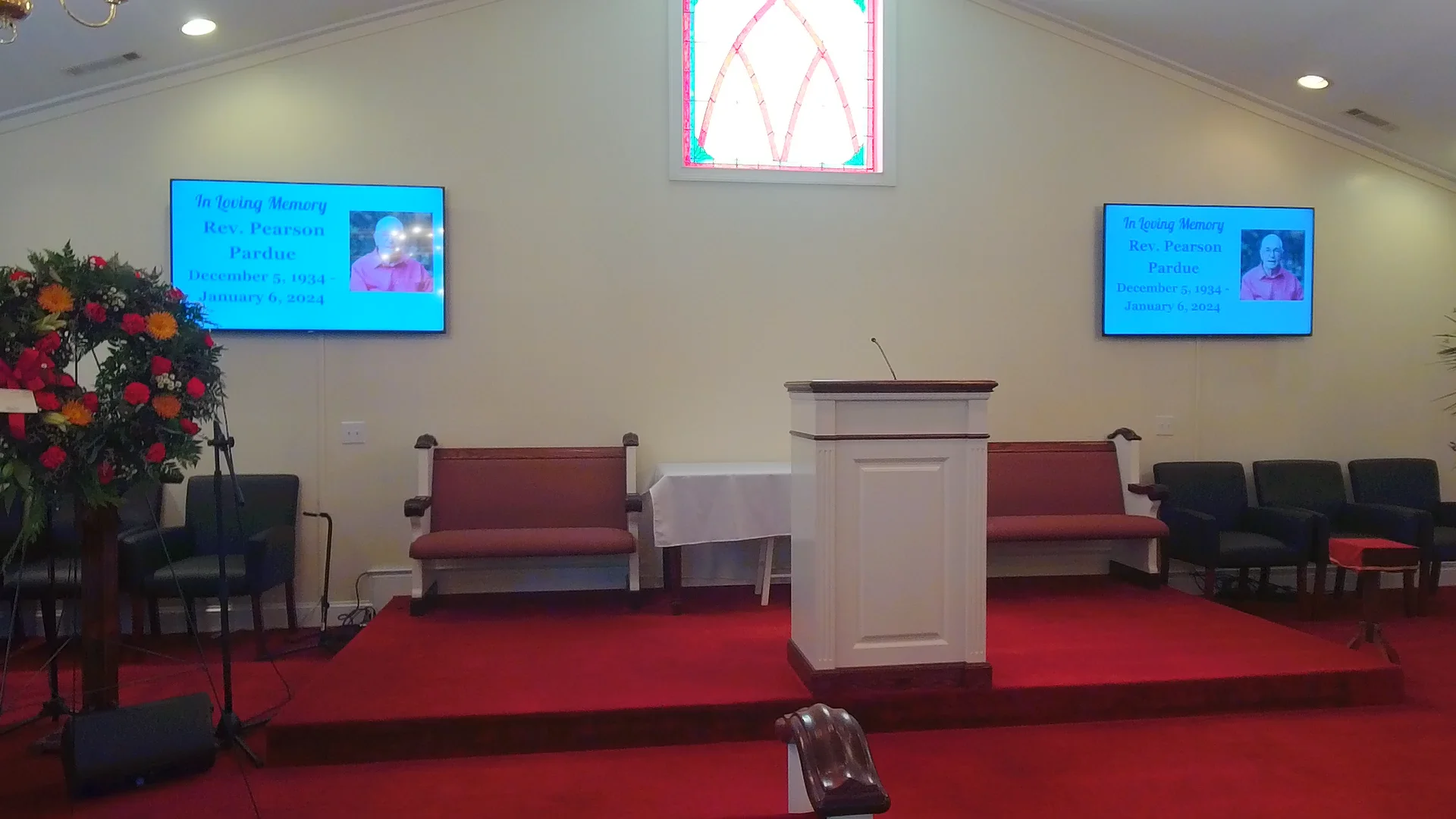 Rev. Pearson Pardue Service on Vimeo