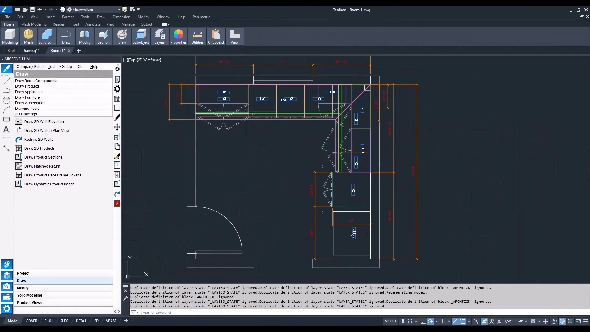 Creating 2D Plan Drawings