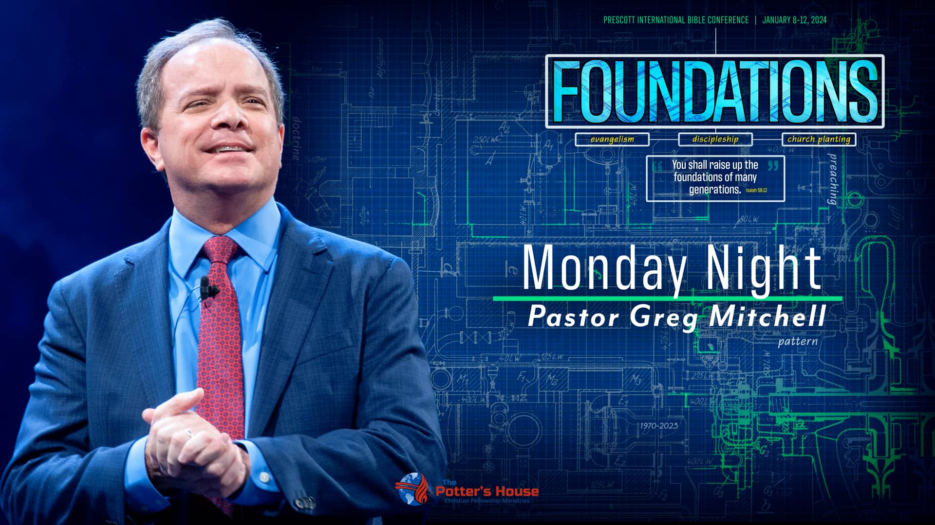 Pastor Greg Mitchell | Monday Night | Prescott January Conference 2024 on Vimeo