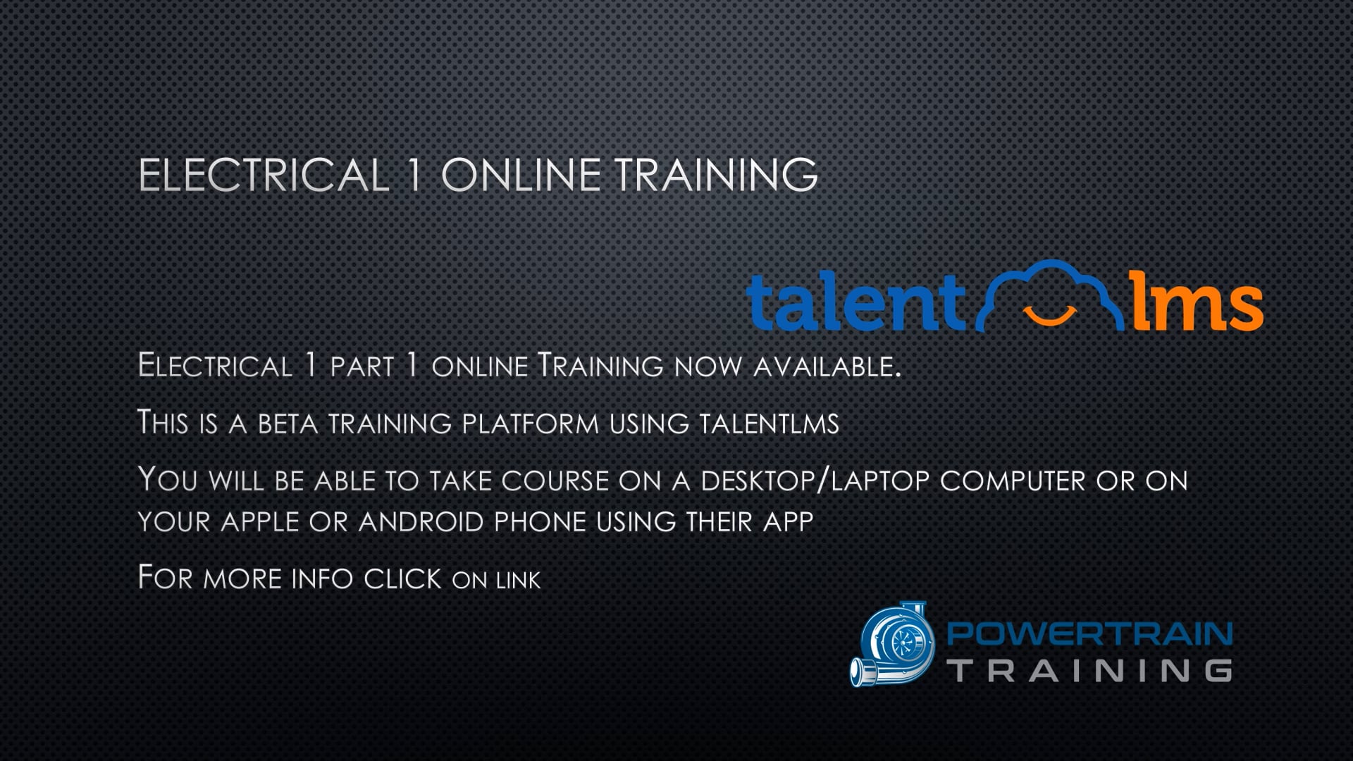 Powertrain Training - Diesel Training, Powertrain Training