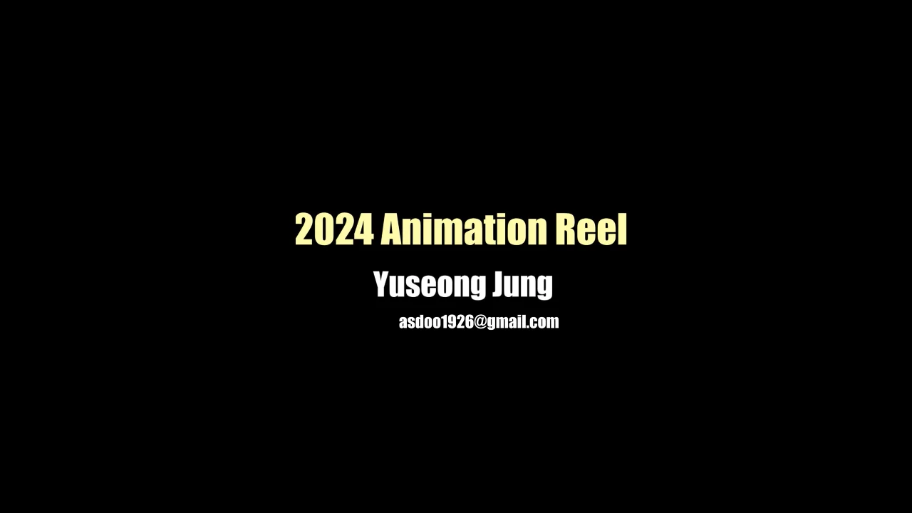 2024 Animation Reel