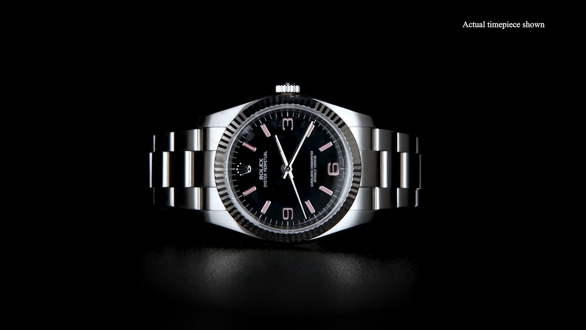 Pre-Owned Rolex Oyster Perpetual Mens 36mm Automatic Stainless Steel ...