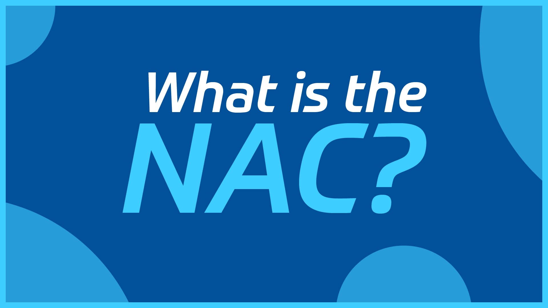 Welcome to the NAC on Vimeo