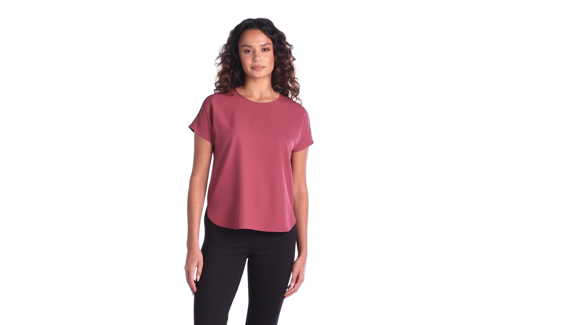 Mercer+Mettle™ Women's Stretch Crepe Crew. MM2015
