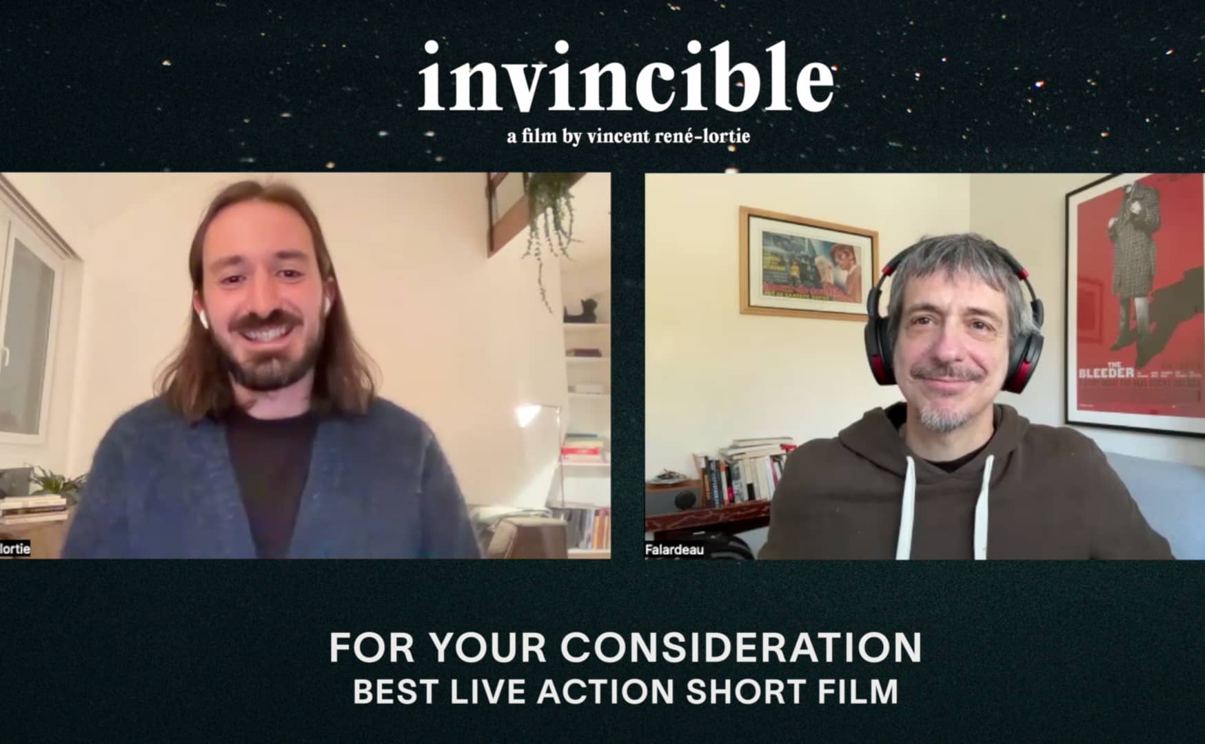 Q&A with Vincent René-Lortie and Academy Award® Nominee Philippe Falardeau | INVINCIBLE on Vimeo