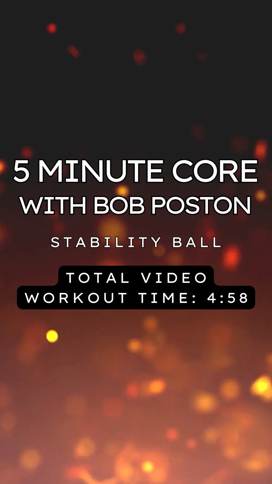 5 Minute Core with Bob Poston