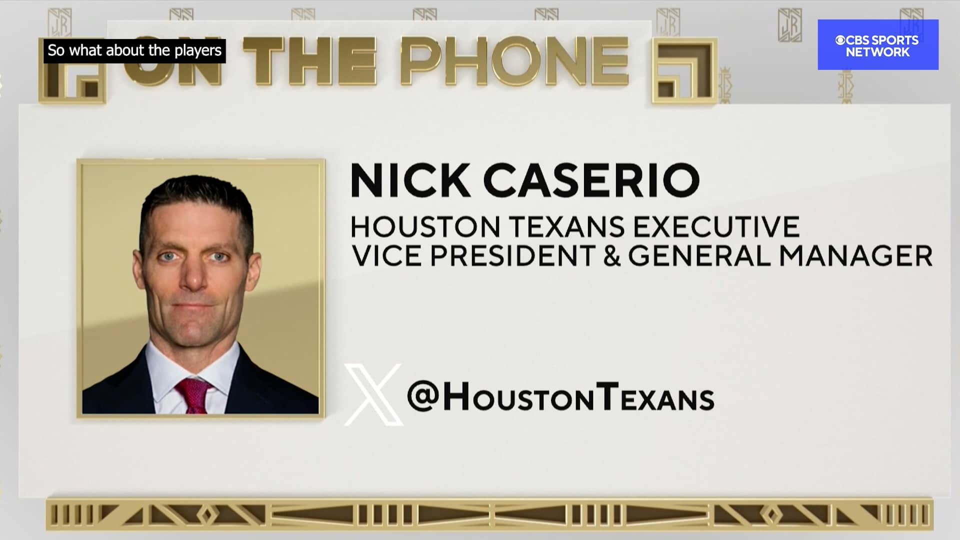 Nick Caserio on C.J. Stroud on Vimeo