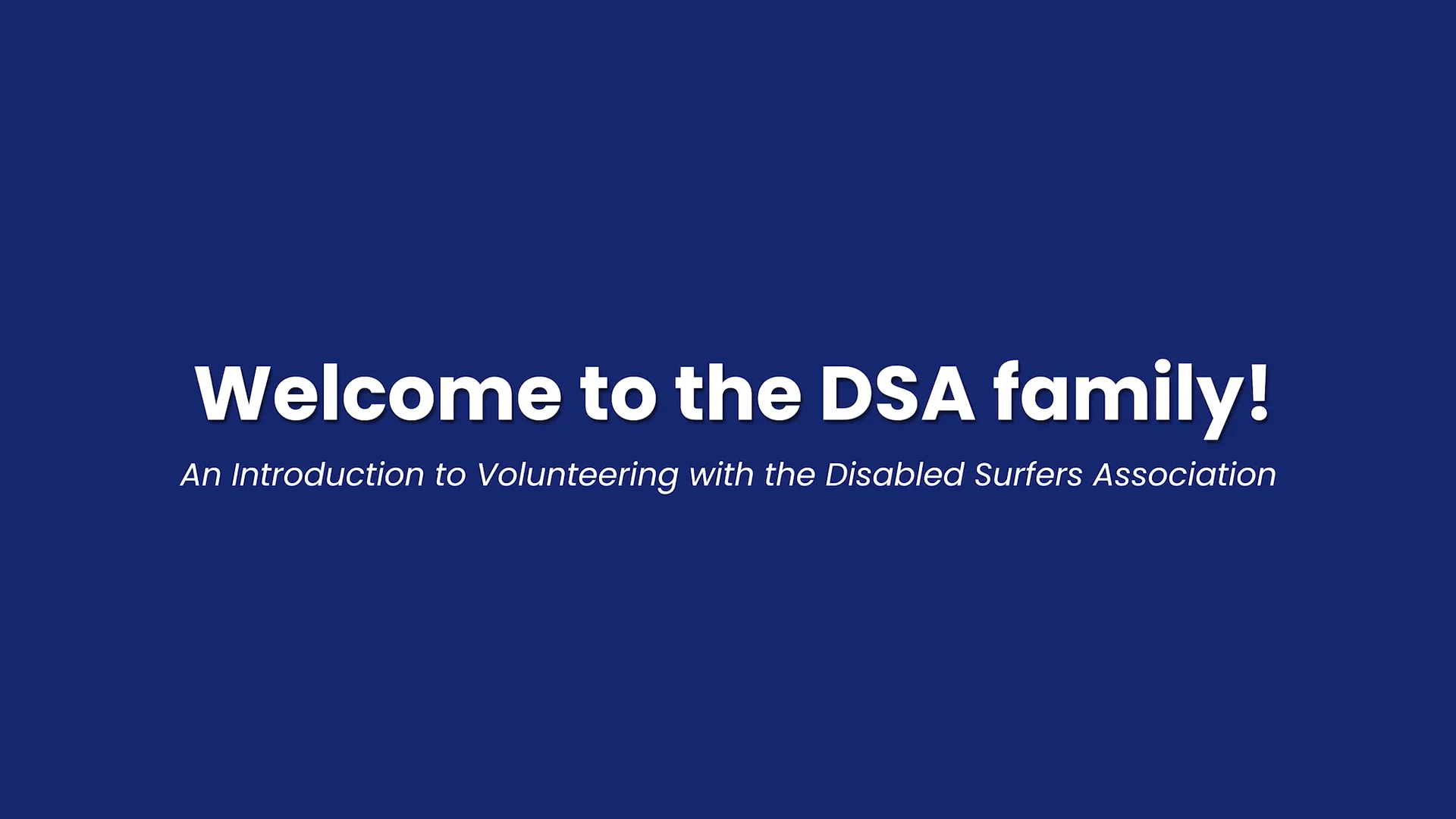 Welcome to the DSA family!