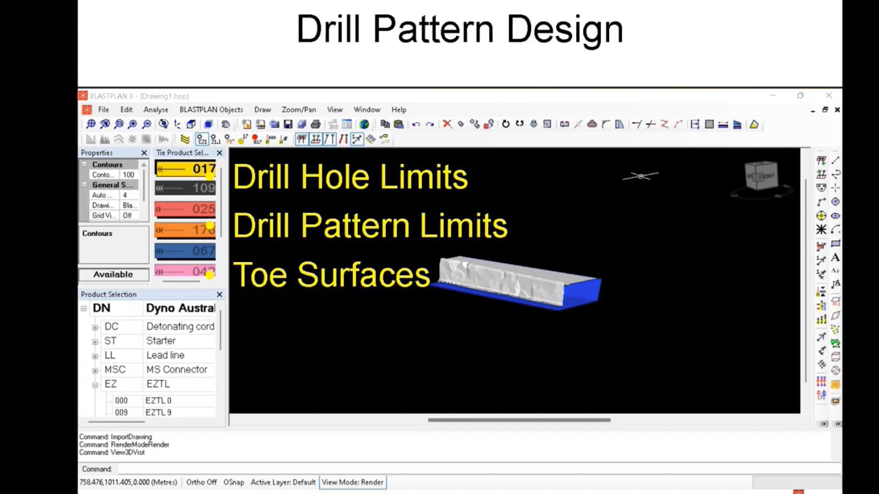 Drill Pattern Design January 2023