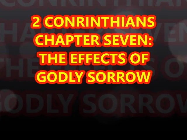 2 Corinthians ~ chapter 7 on Vimeo