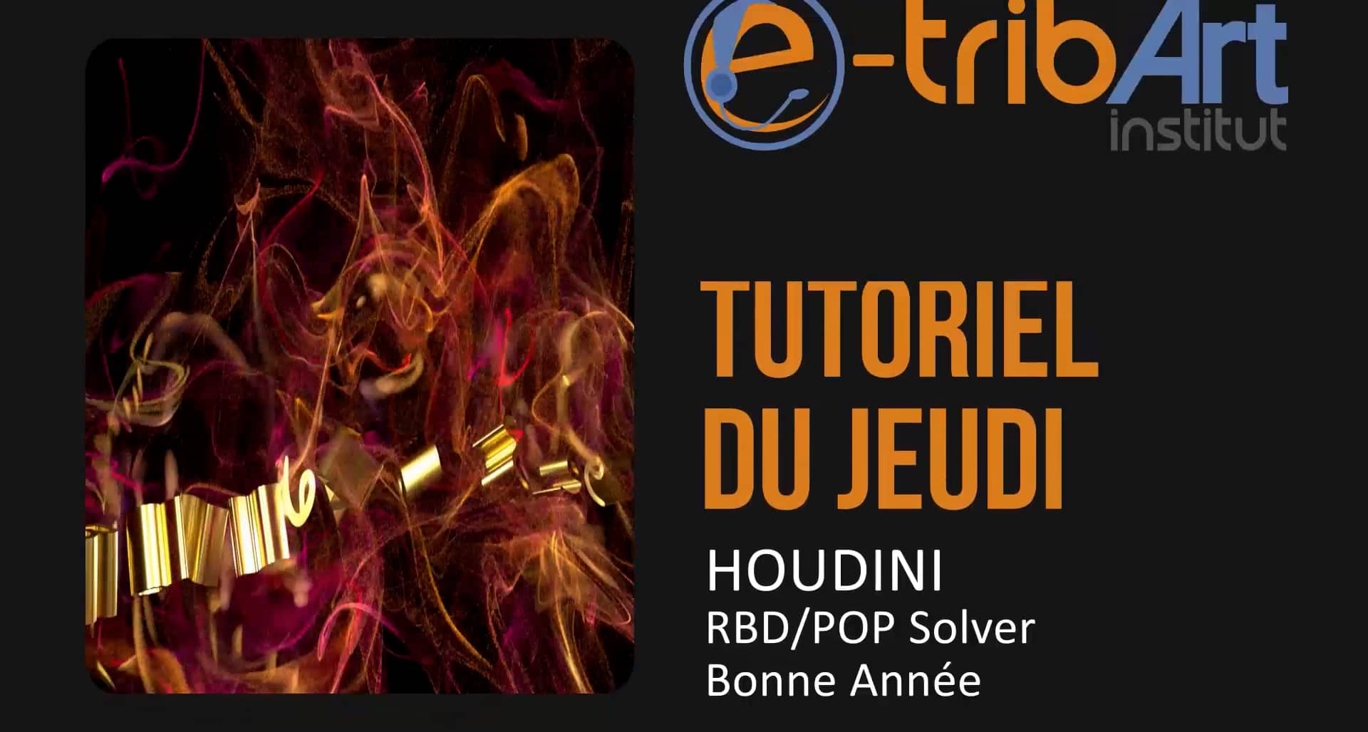 Tuto du Jeudi : Bonne année avec Houdini (RBD / PopSolver) on Vimeo