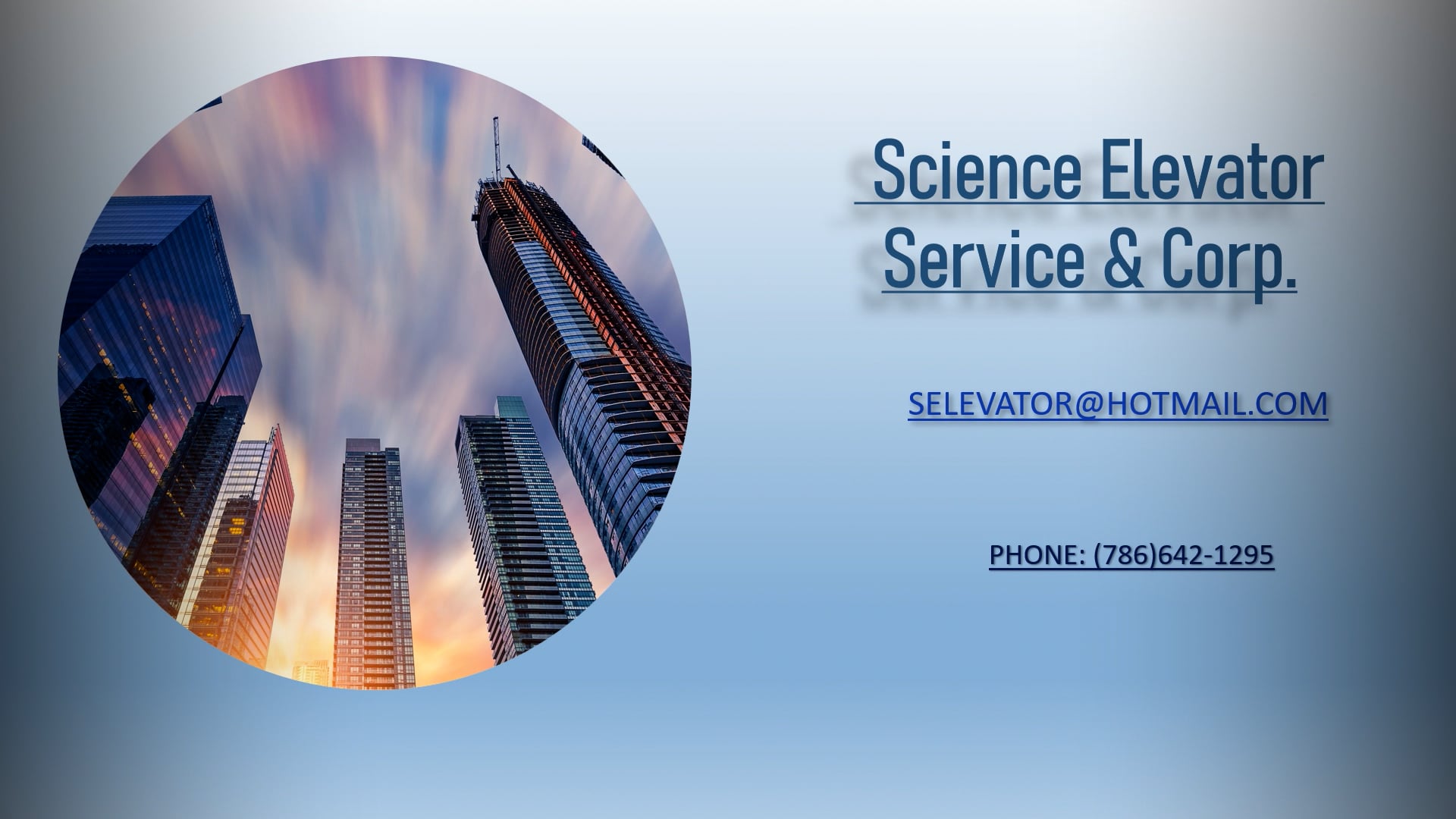 Science Elevator Service & Corp. - Quality, Fast and Safety, ¨science ...