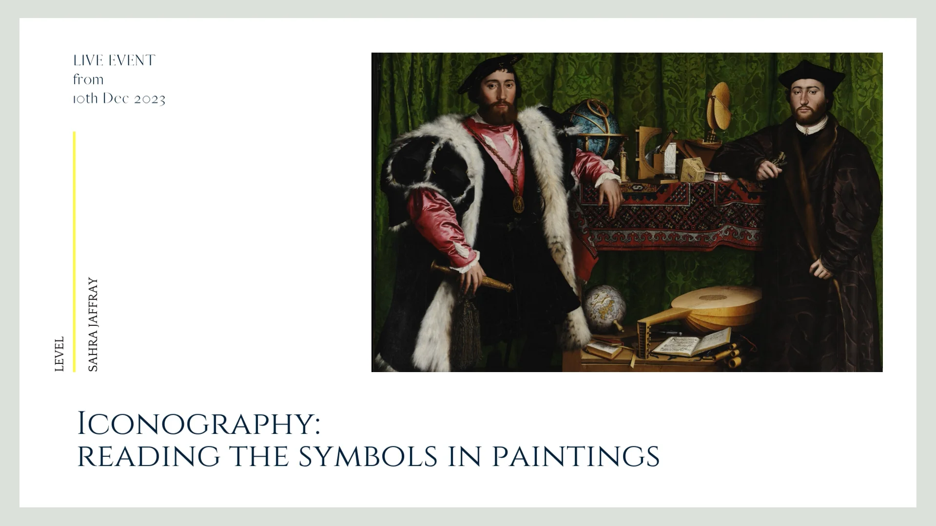 Watch Iconography: reading the symbols in paintings Online | Vimeo On ...