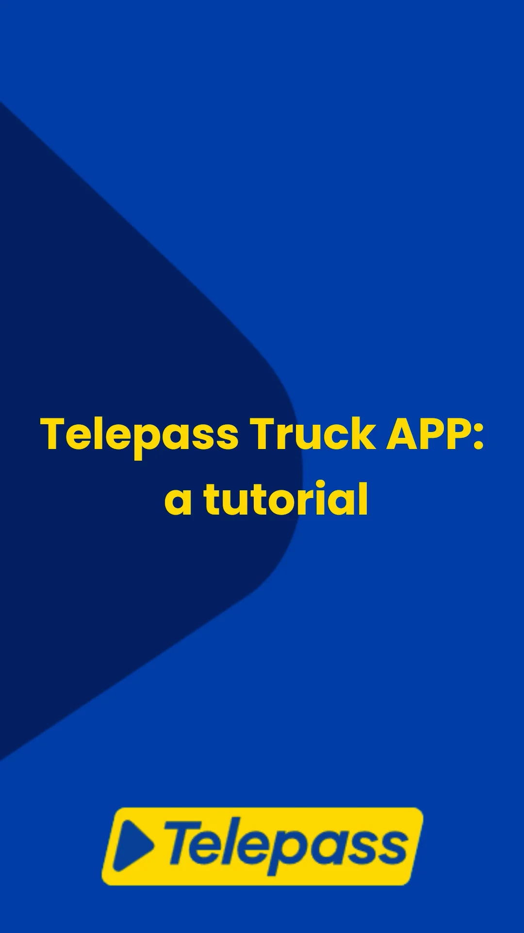 Tutorial Telepass K1 App