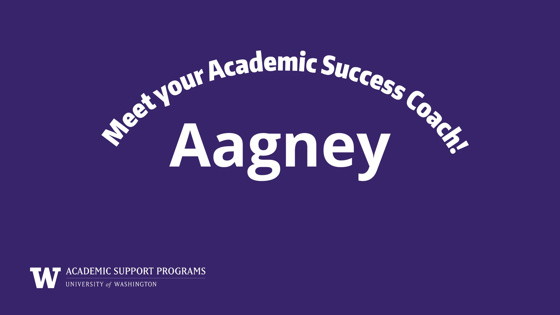 Aagney - Academic Success Coach 2023-2024 on Vimeo