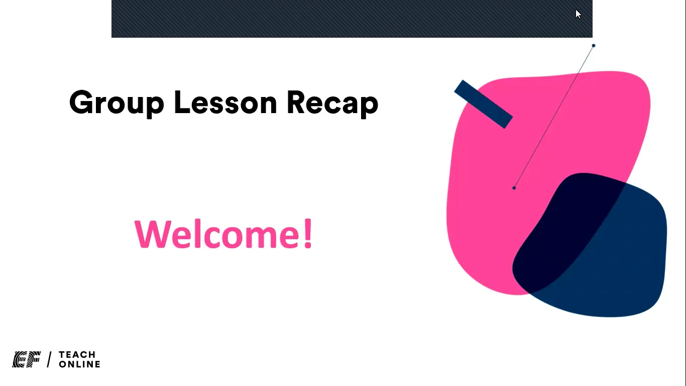Group Lesson Recap on Vimeo