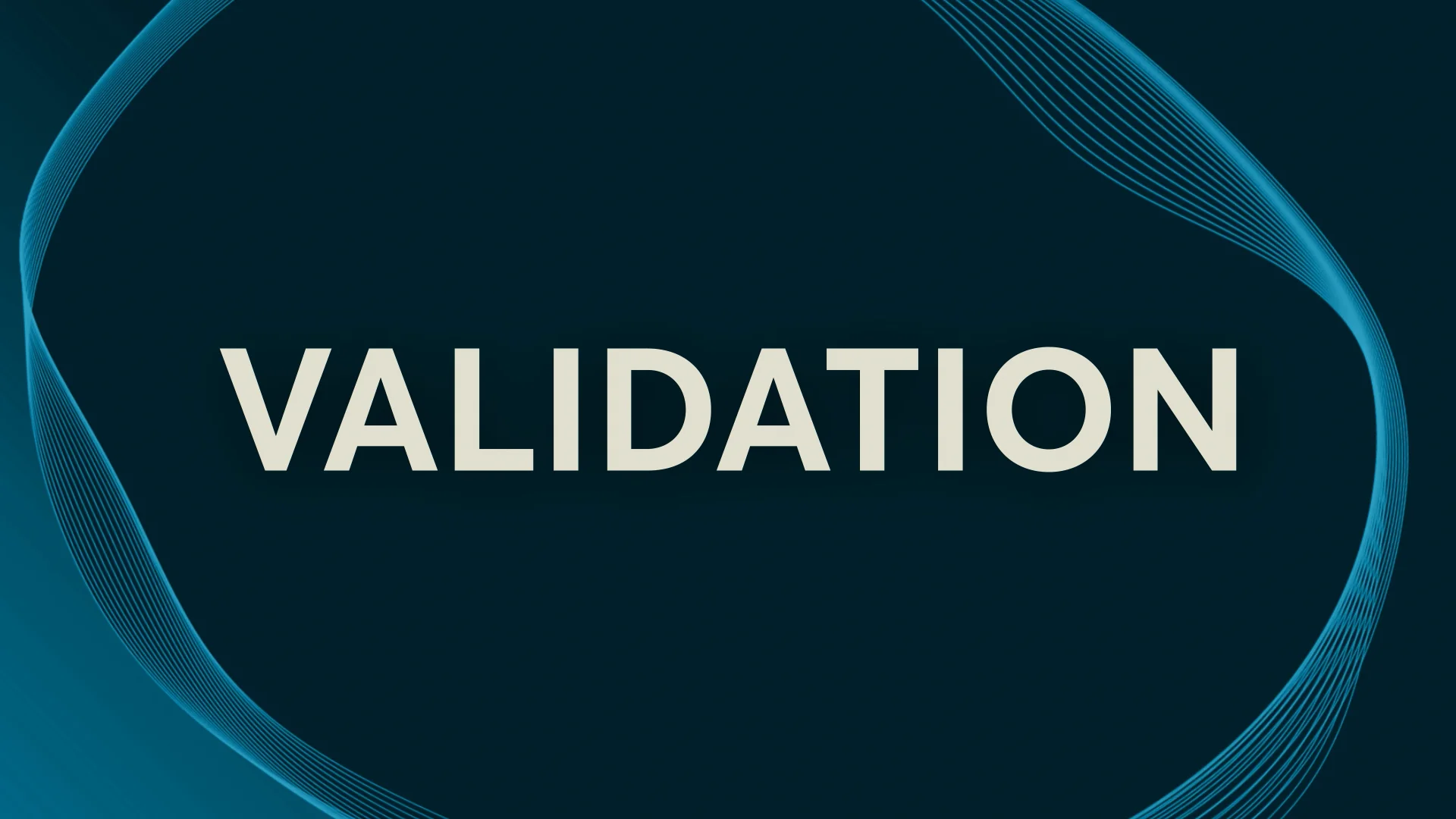 All about validation | FCN