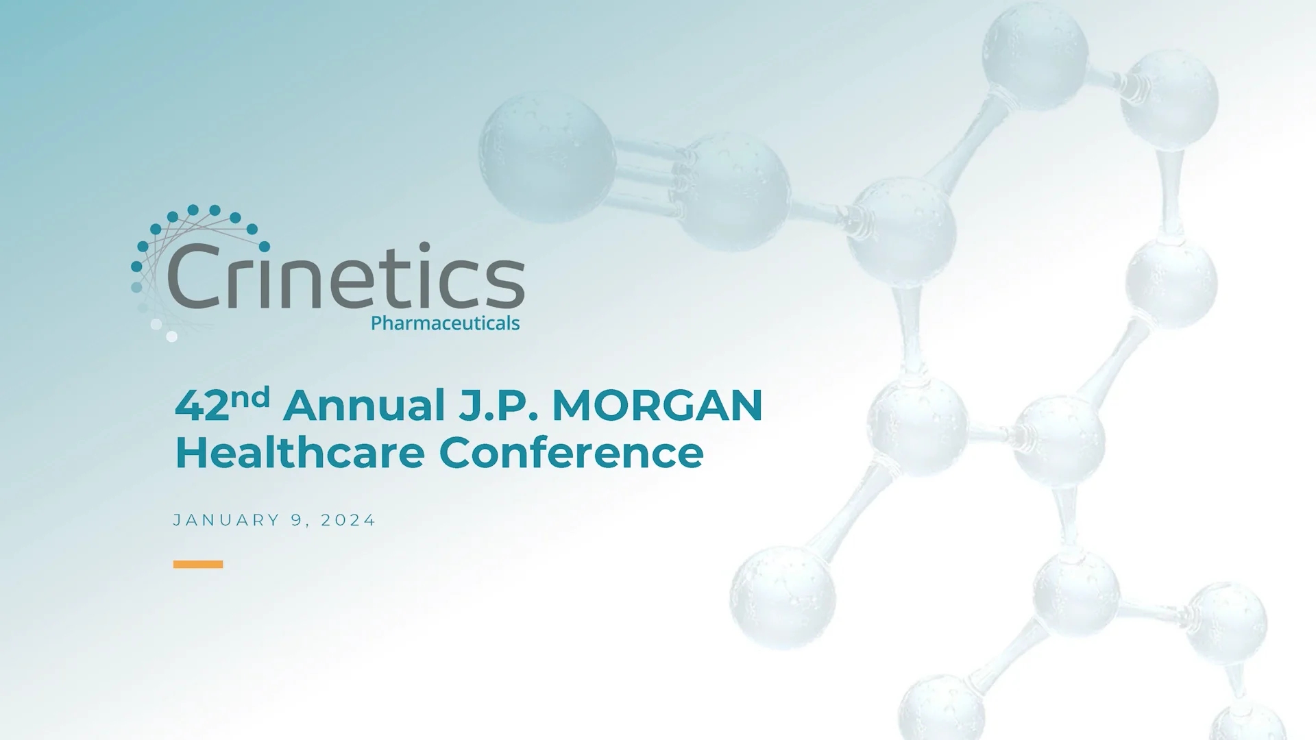 2024 JP Morgan Healthcare Conference - Crinetics Pharmaceuticals