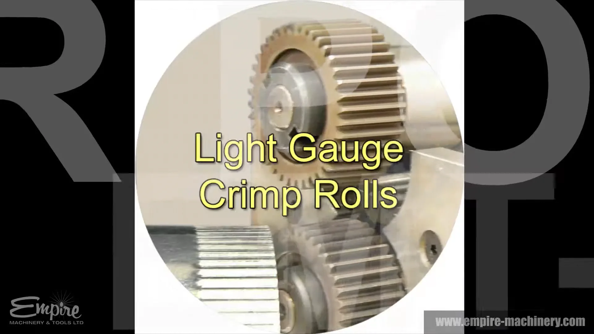 EMT-7R Light and Heavy Gauge Crimp Rolls on Vimeo