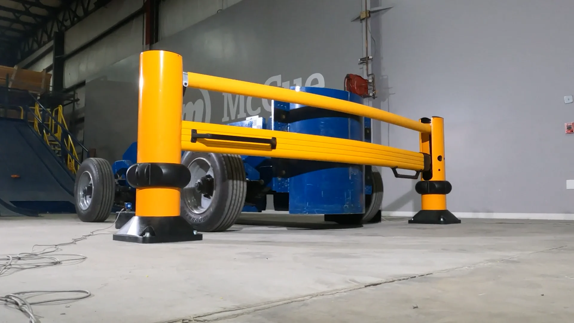 McCue SafeStop ForkLift Gate Impact Testing on Vimeo