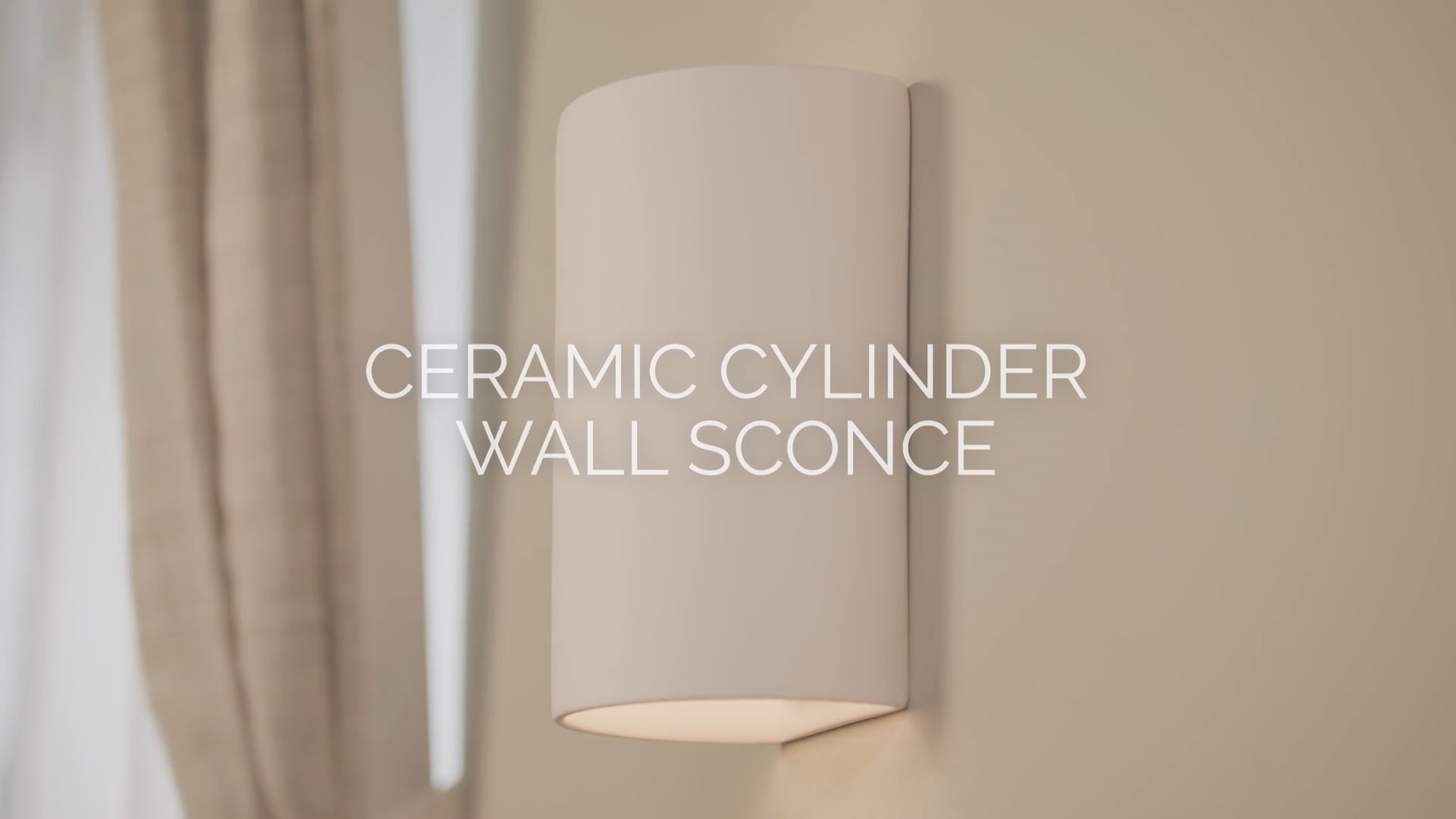 Ambiance, Small Cylinder, Open Top & Bottom, Outdoor, Wall Sconce ...