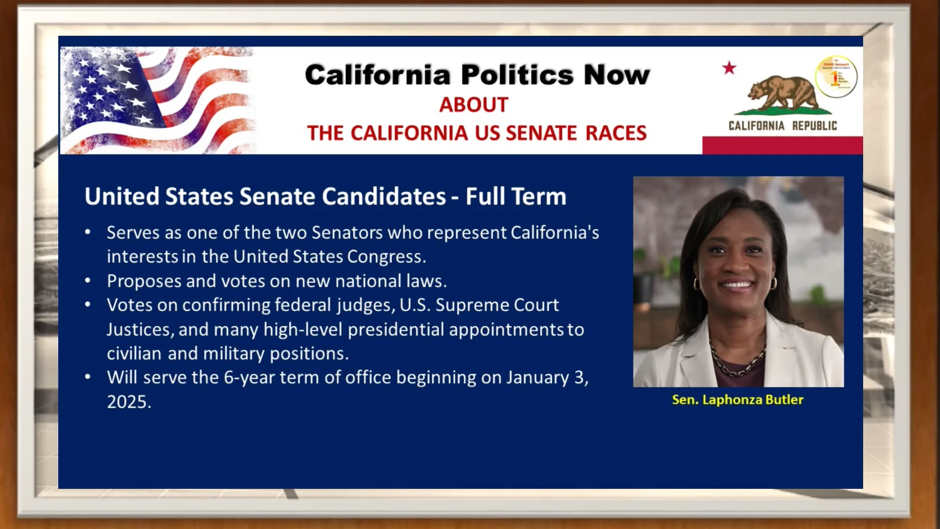 CA Politics Now: (01-03-24) Who are California’s US Senate Candidates ...