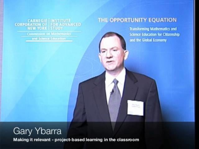 The Opportunity Equation: Gary Ybarra, Making it relevant - project ...