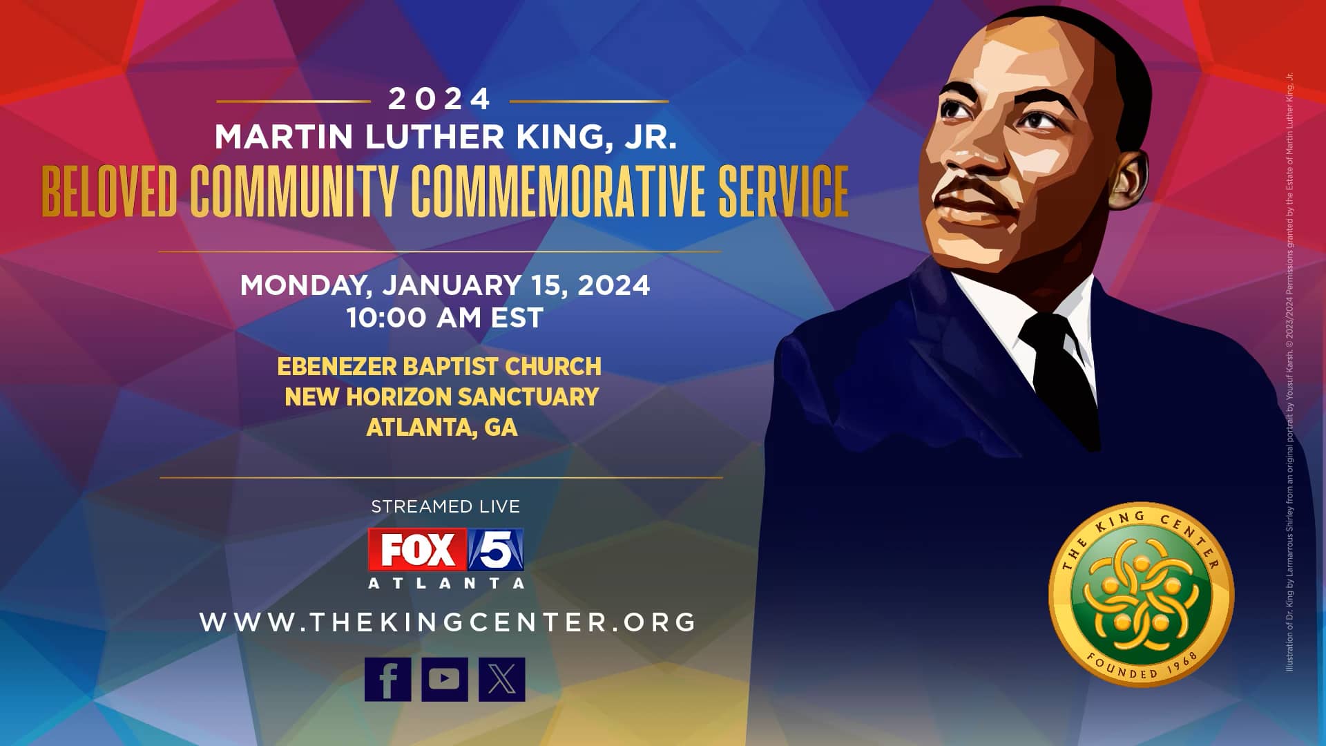 Martin Luther King, Jr. Beloved Community Commemorative Service ...