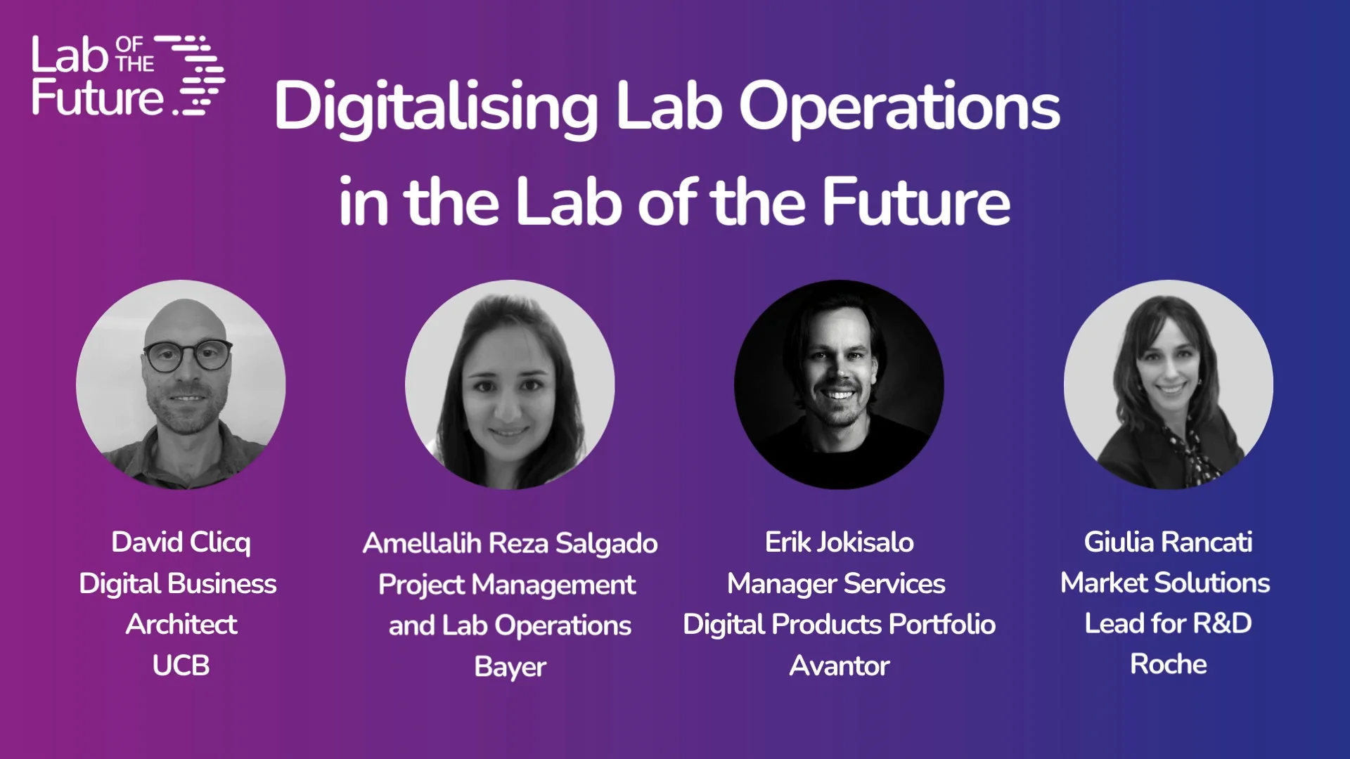 Digitalising Lab Operations in the Lab of the Future on Vimeo