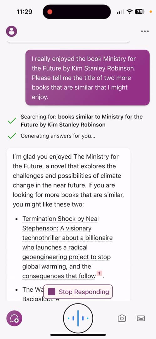 Microsoft Copilot iPhone app on Vimeo