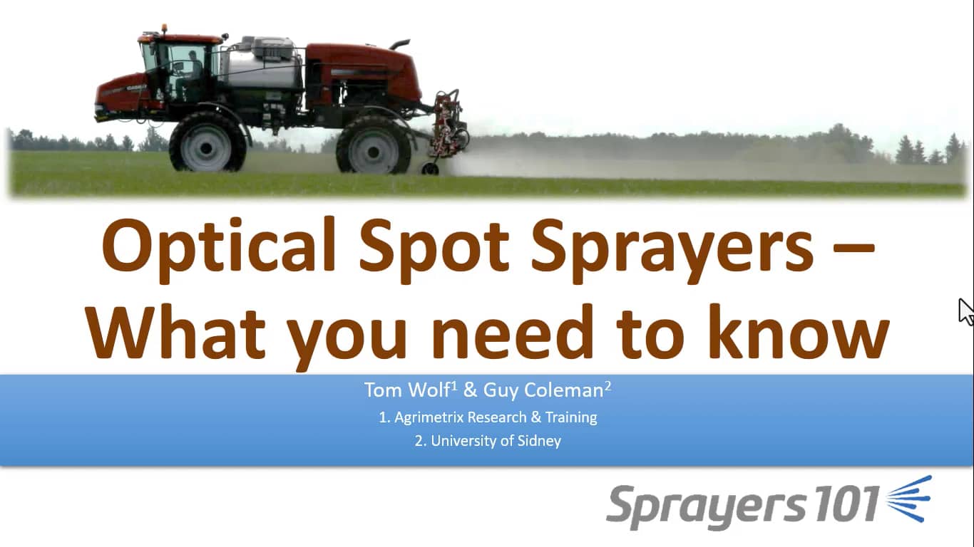29 Optical Spot Sprayers – What you need to know on Vimeo