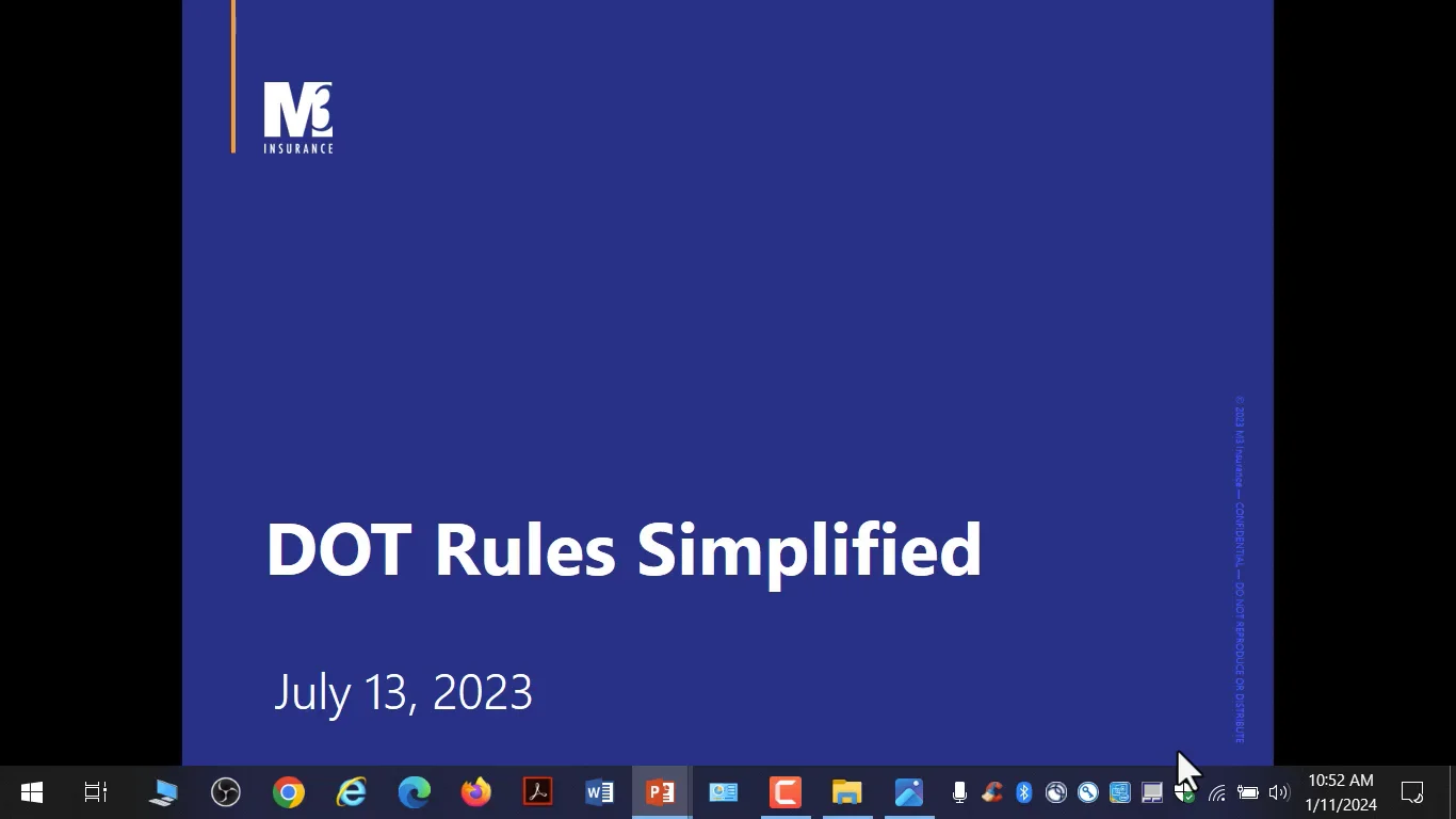 53 DOT Rules Simplified on Vimeo