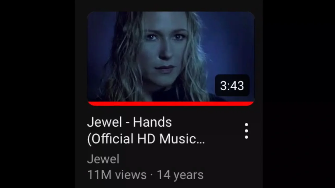 Music video: Jewel - Hands with lyric