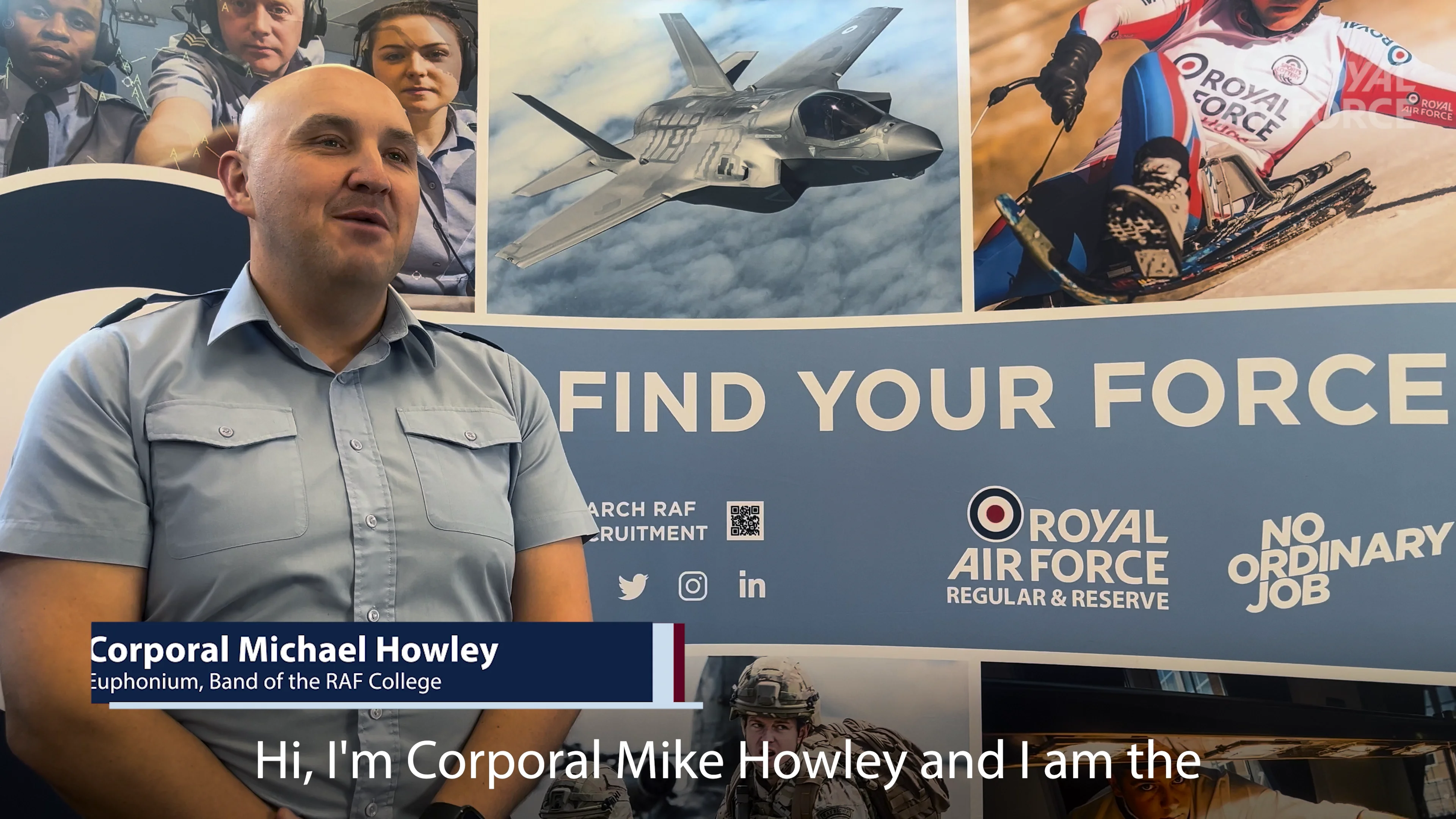 Corporal Michael Howley: A life in the RAF Music Services on Vimeo