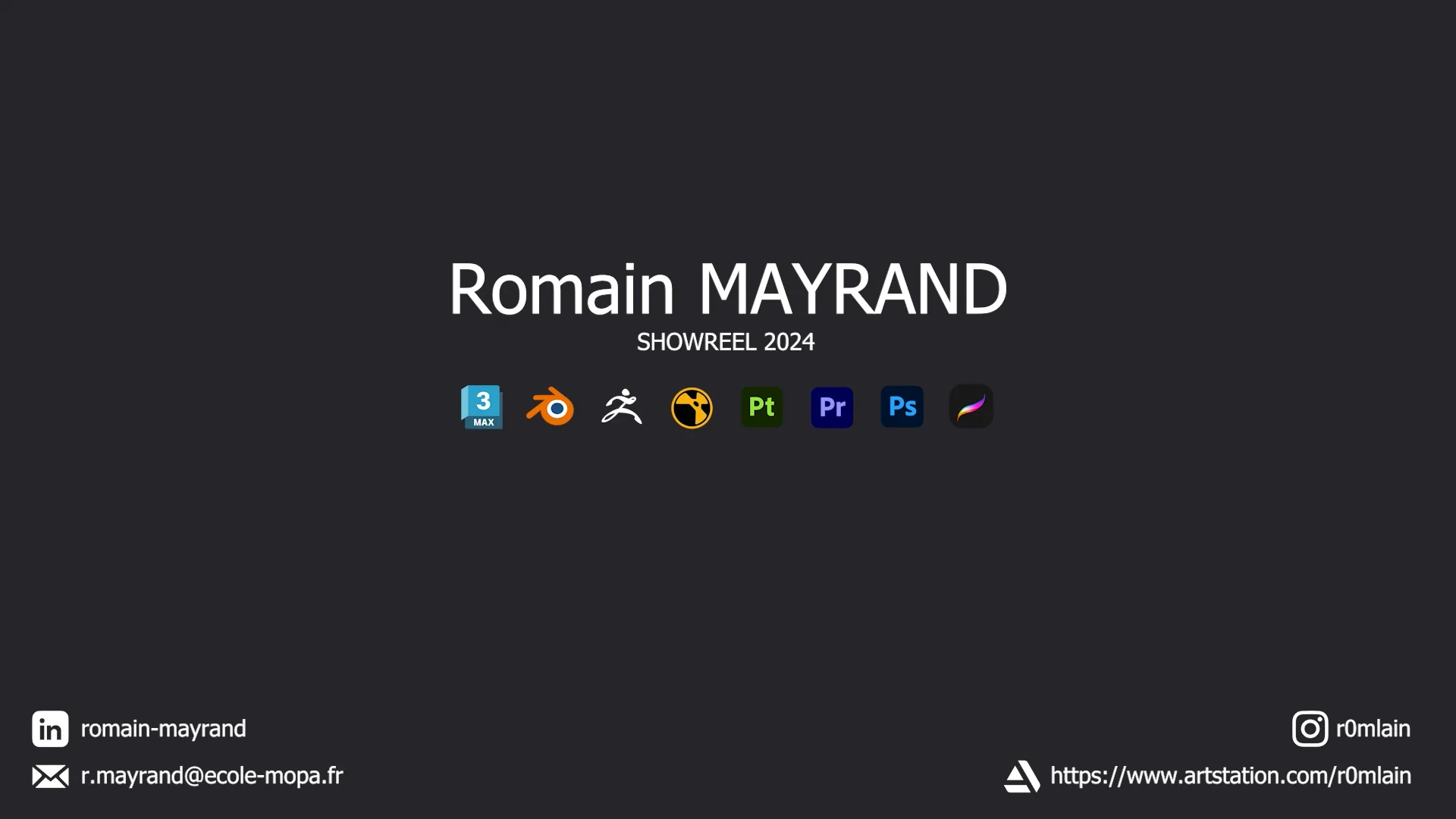 SHOWREEL 2024 | Romain MAYRAND on Vimeo