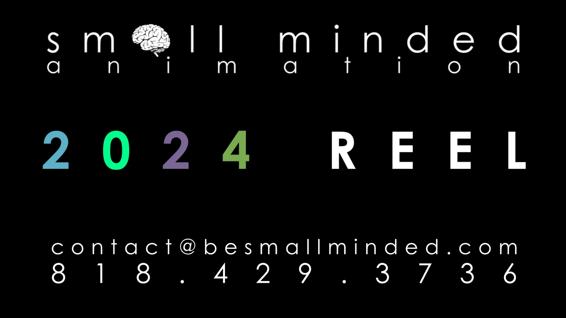 Small Minded Animation 2024 Reel Ruffv1 on Vimeo