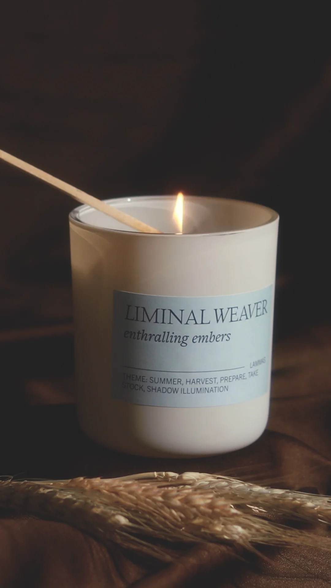 Liminal Weaver | Product Demo | Enthralling Embers Ritual Candle on Vimeo