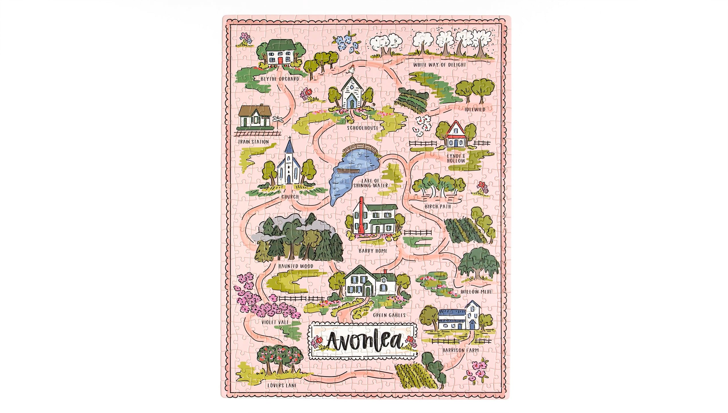 Map of Avonlea - 500 Piece Jigsaw Puzzle - Pippi Post