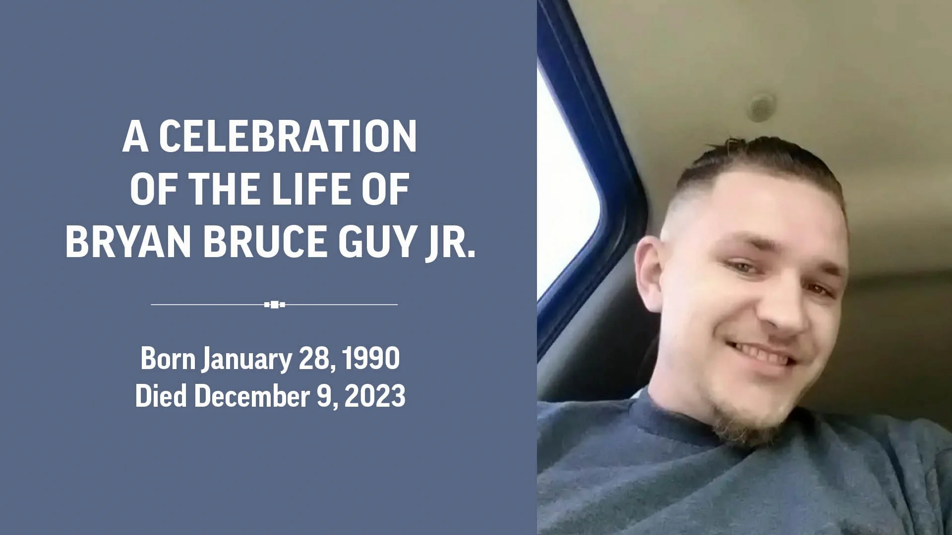 Bryan Guy Jr Memorial on Vimeo